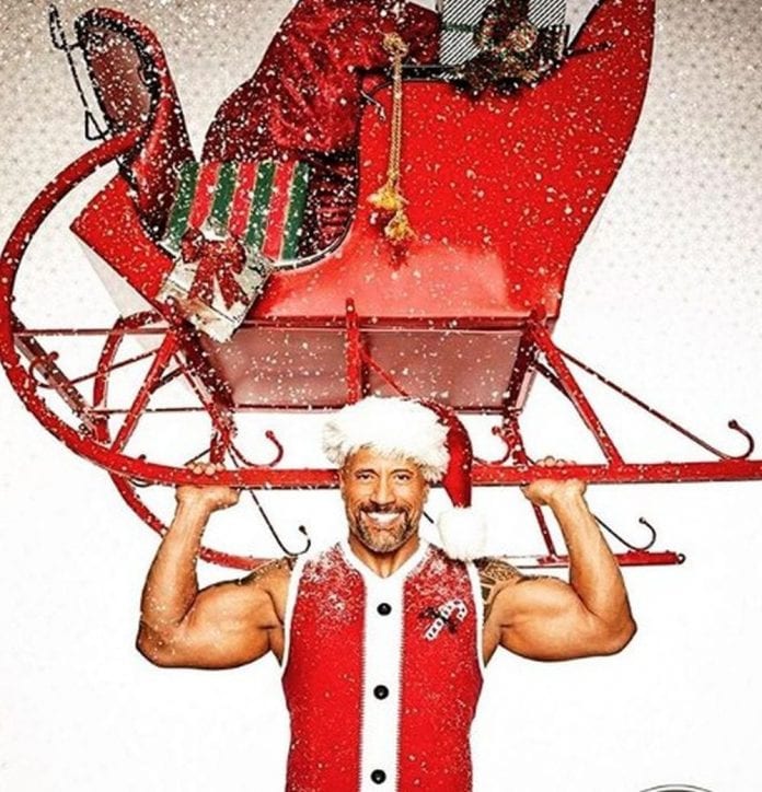 Dwayne The Rock Johnson Becomes Santa