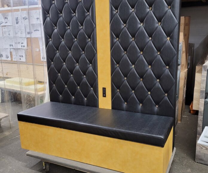 Impressing Customers with Upholstered Melamine Framing of Button Tufted ...